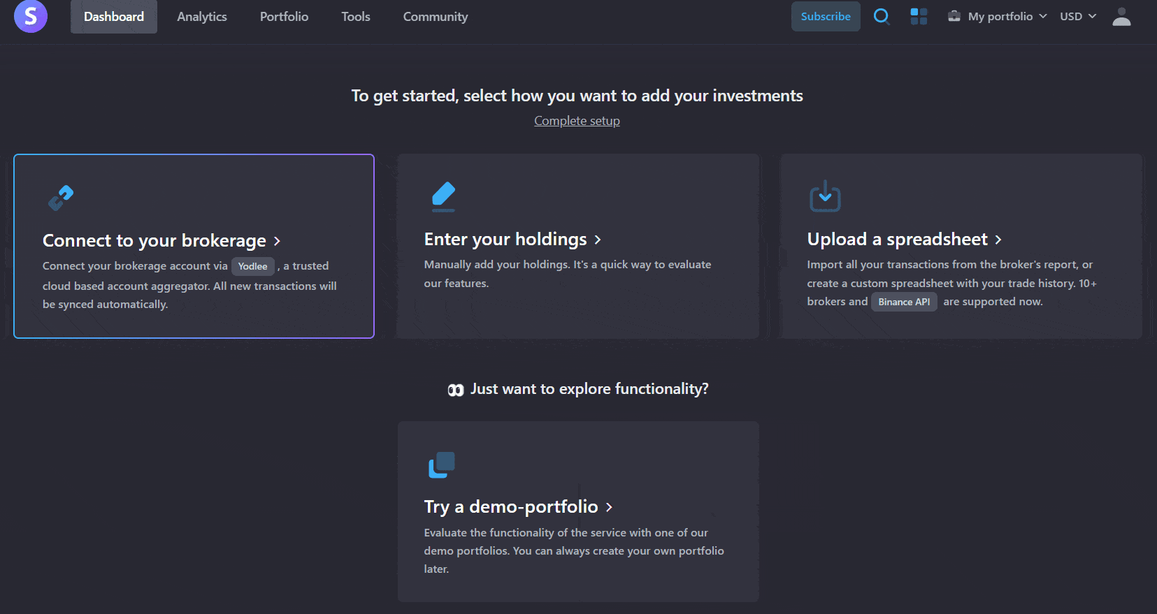 Getting Started with Snowball Analytics